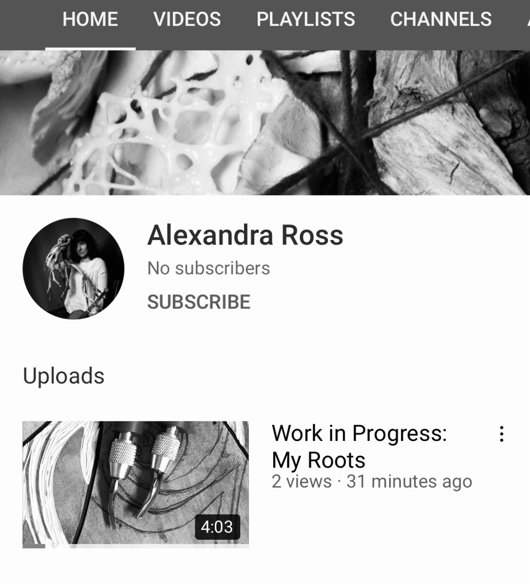 Work in Progress – Alexandra Ross